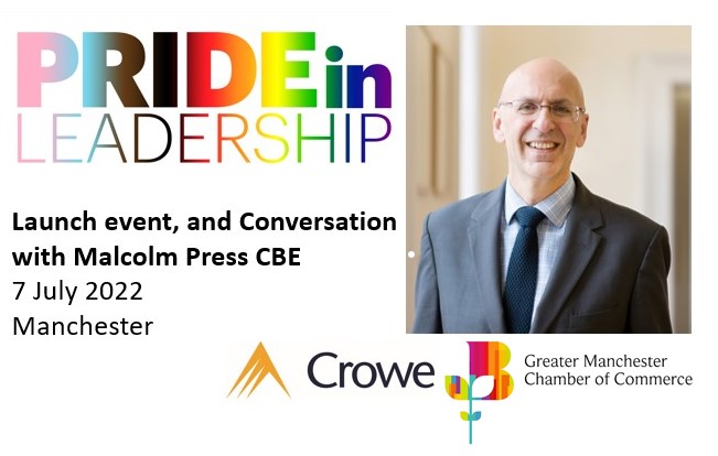 Launch Event, with guest speaker, Malcolm Press CBE - Pride In Leadership