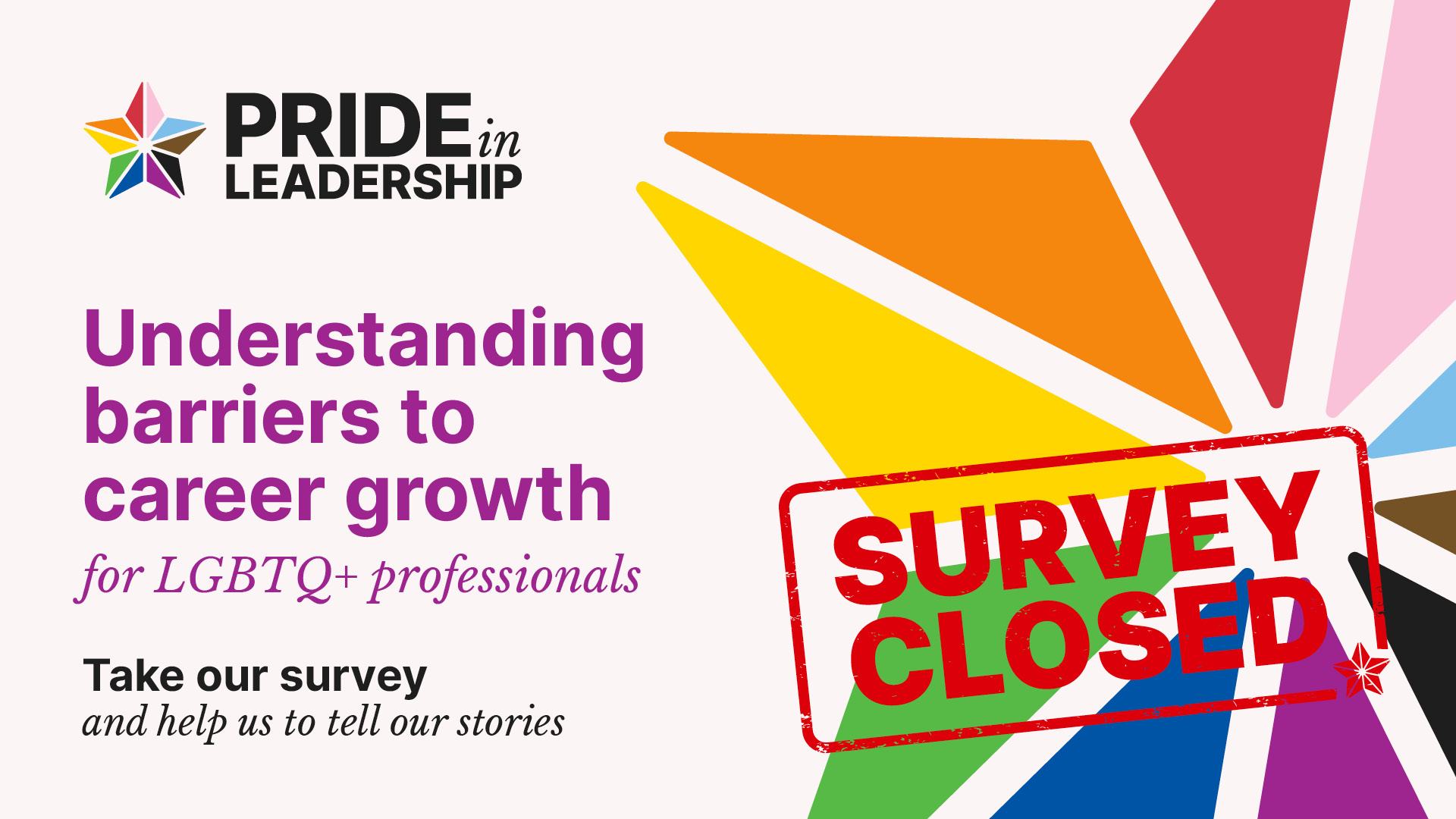 SURVEY CLOSED - Survey examining potential barriers to LGBTQ+ career ...